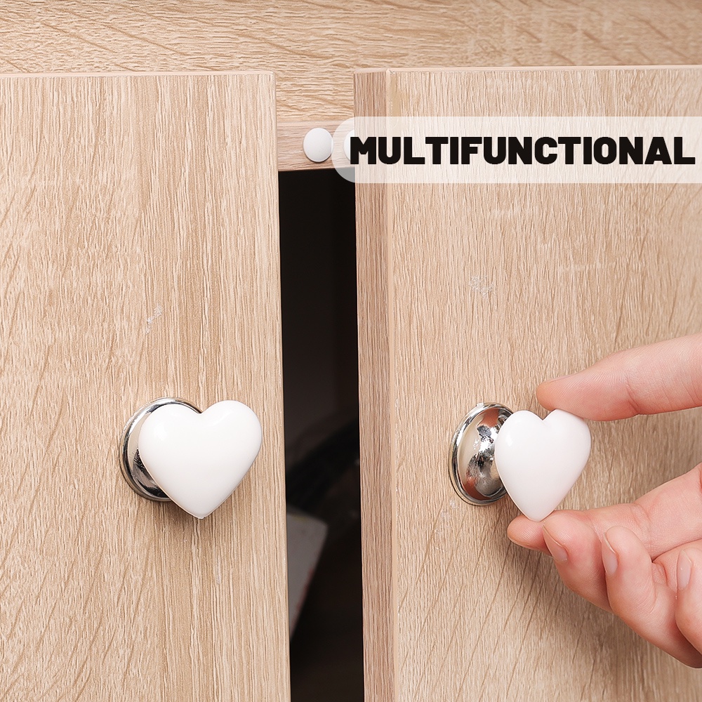 Toilet Tank Button Aid Cabinet Drawer Knob Heart Shape for Home ...