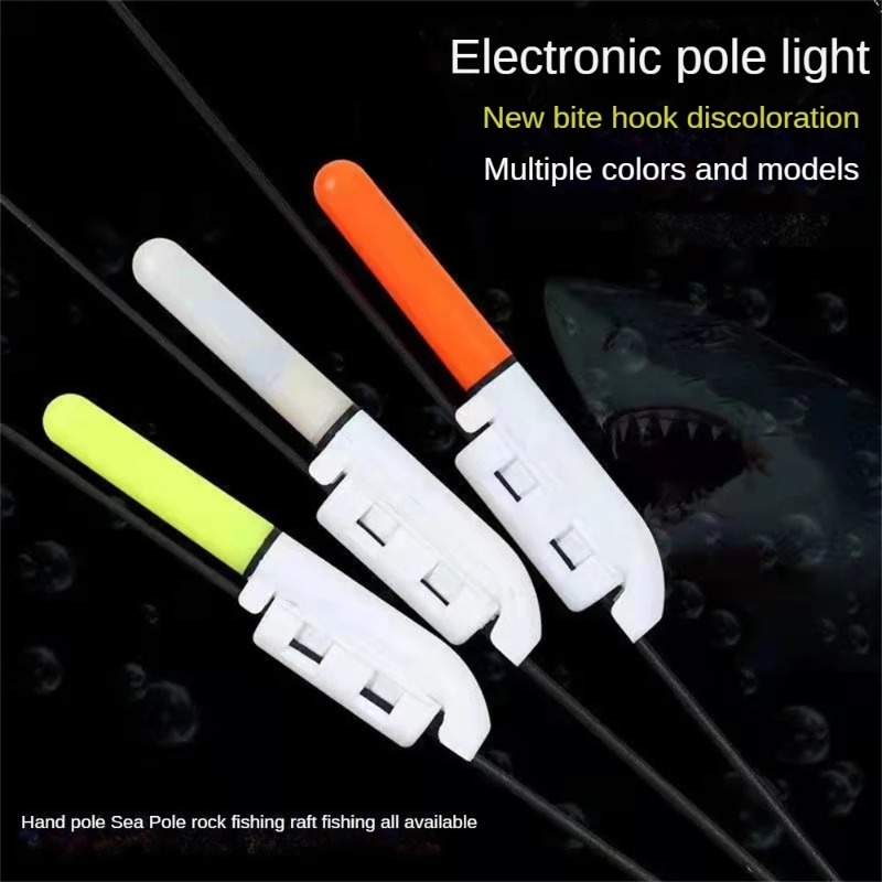 Outdoor Fishing Electronic Pole Light/ Snap On Type LED Float Rod ...