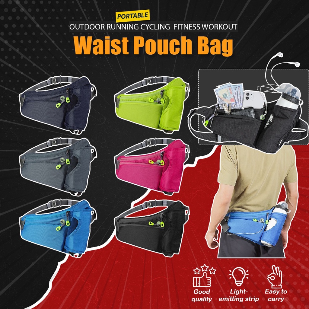 Waist Bag Belt Running Bag Women Men Sport Slim Running Belt Outdoor ...