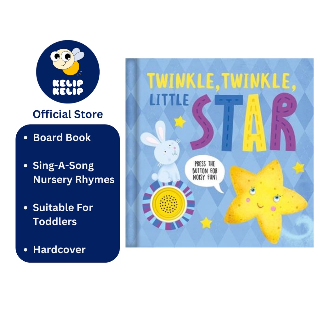 Twinkle Twinkle Little Star Sound Book For Toddlers To Press Buttons ...