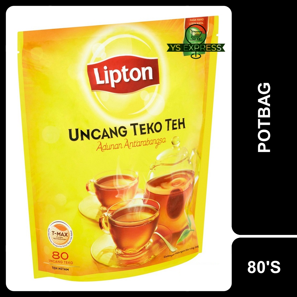LIPTON Potbag 80'S - Uncang Teko Teh | Shopee Malaysia