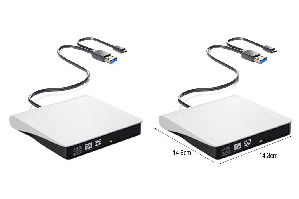 HUARMEY Driver Free External DVD Drive Laptop Accessories Type-C USB 30 ...