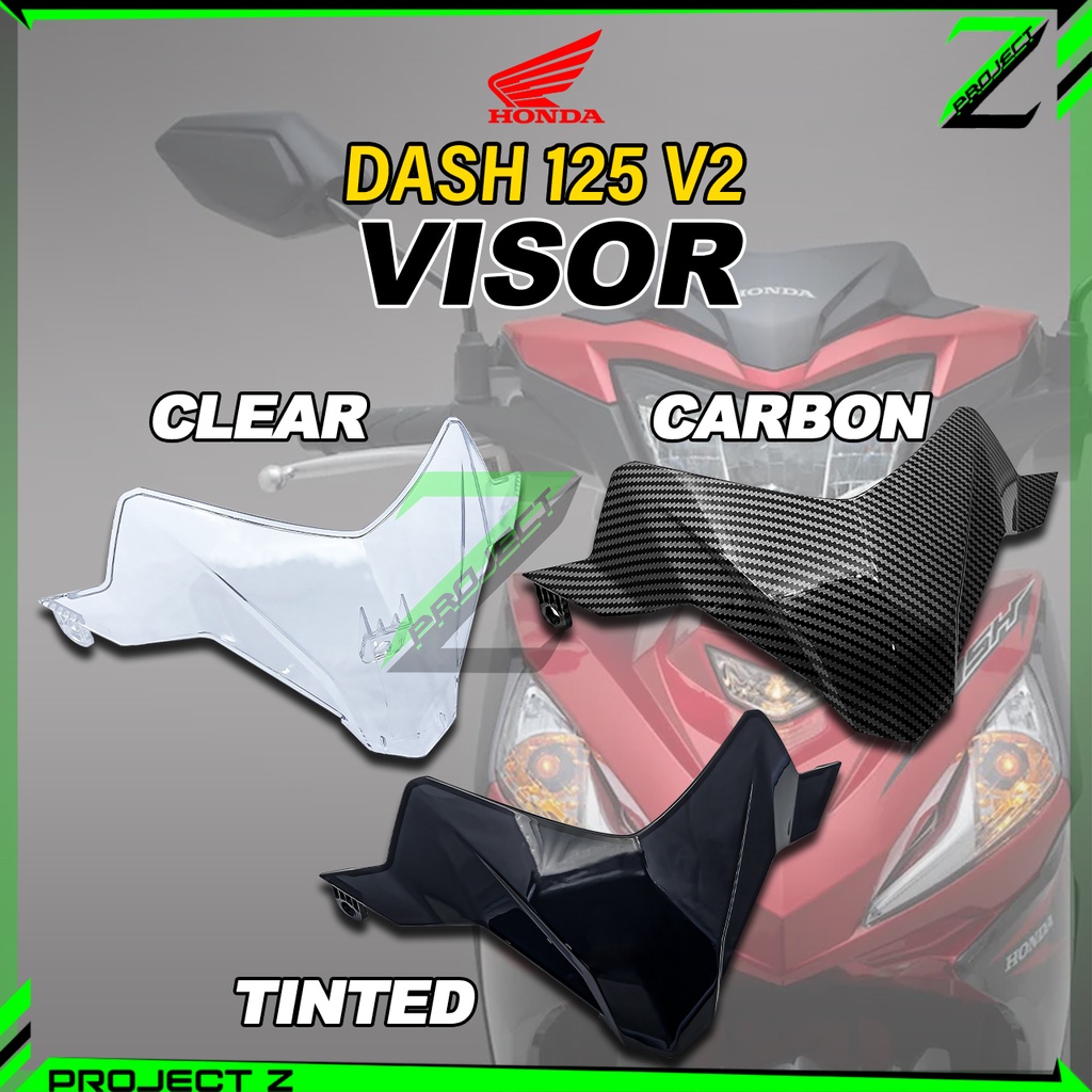 VISOR HONDA DASH125 FI V2 COWLING VISOR WINDSCREEN WINDSHIELD LENS CAP ...