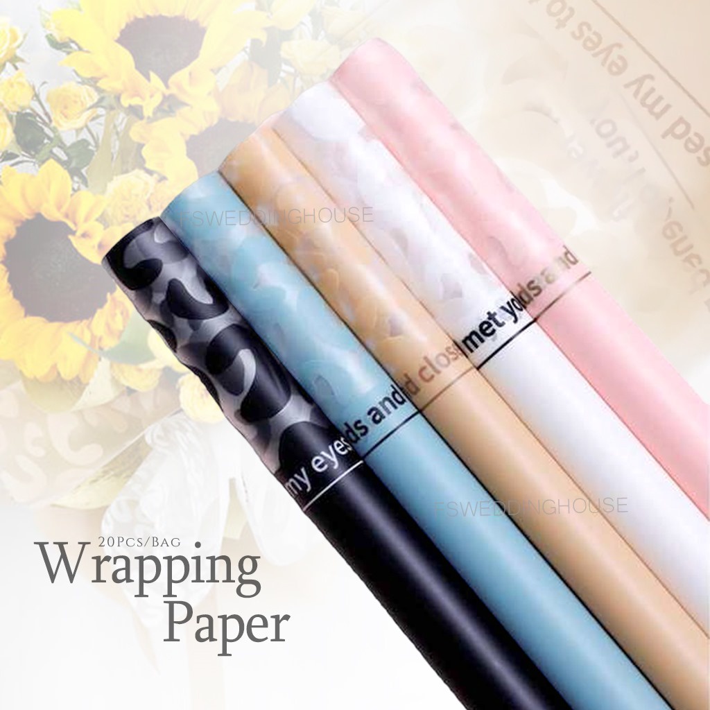 20PCS - WHOLESALE WATERPROOF GIFT WRAPPER/WRAPPING PAPER/GIFT ...