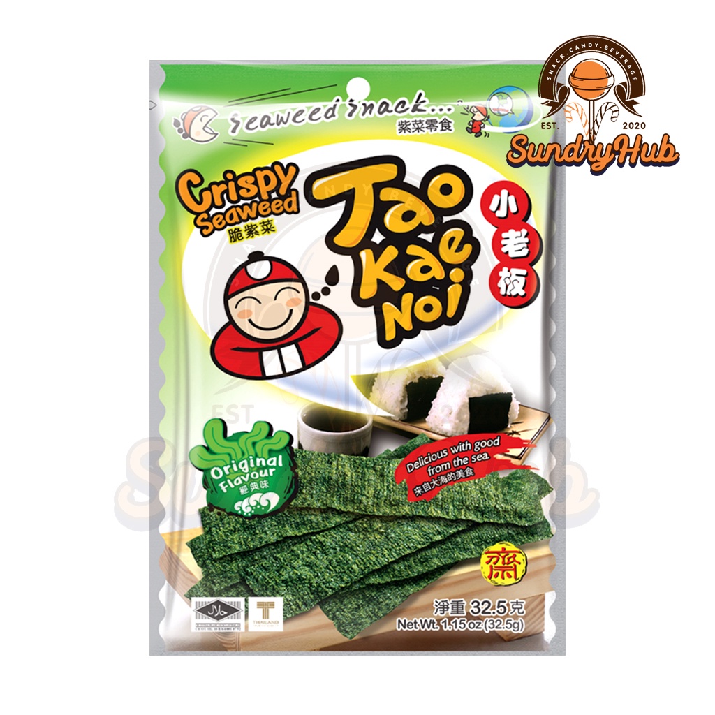 Tao Kae Noi Crispy Seaweed Original 32.5g | Shopee Malaysia