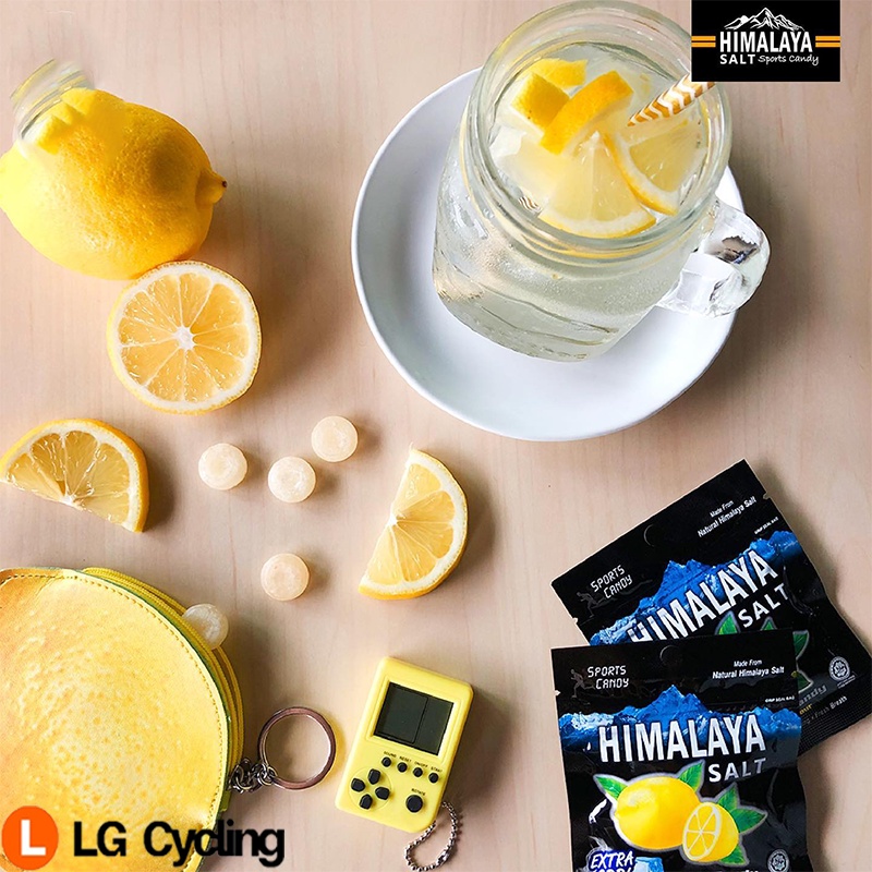 Himalaya Salt Sport Candy 1Box (15gx12 Sachet) Extra Cool Lemon ...