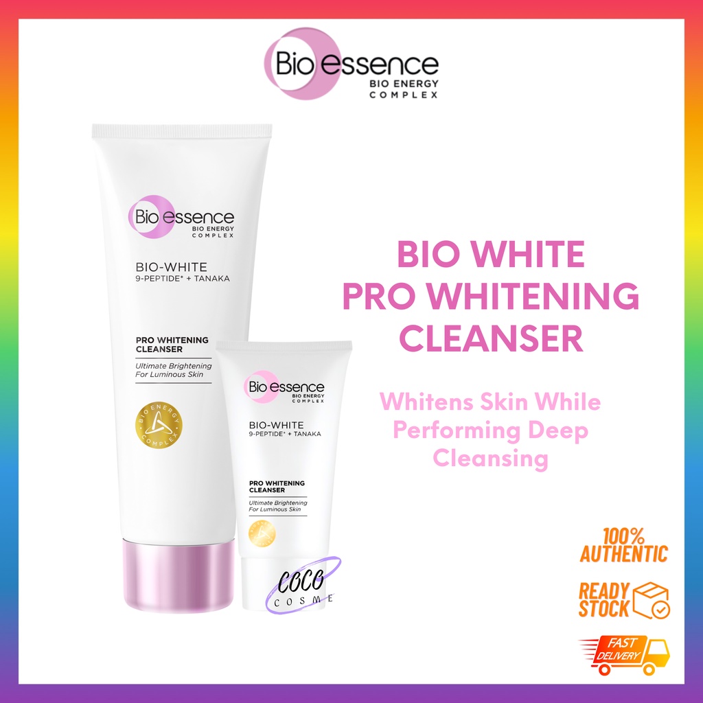 BIO ESSENCE Bio White Pro Whitening Cleanser 30g / 100g [COCO COSME ...
