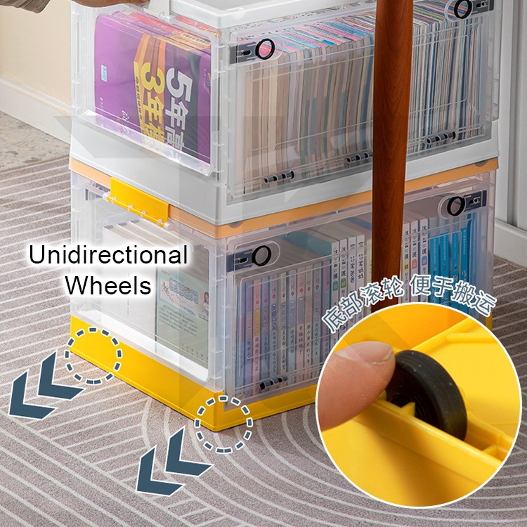 [LOCAL] Foldable Storage Box Stackable | Transparent Multipurpose ...
