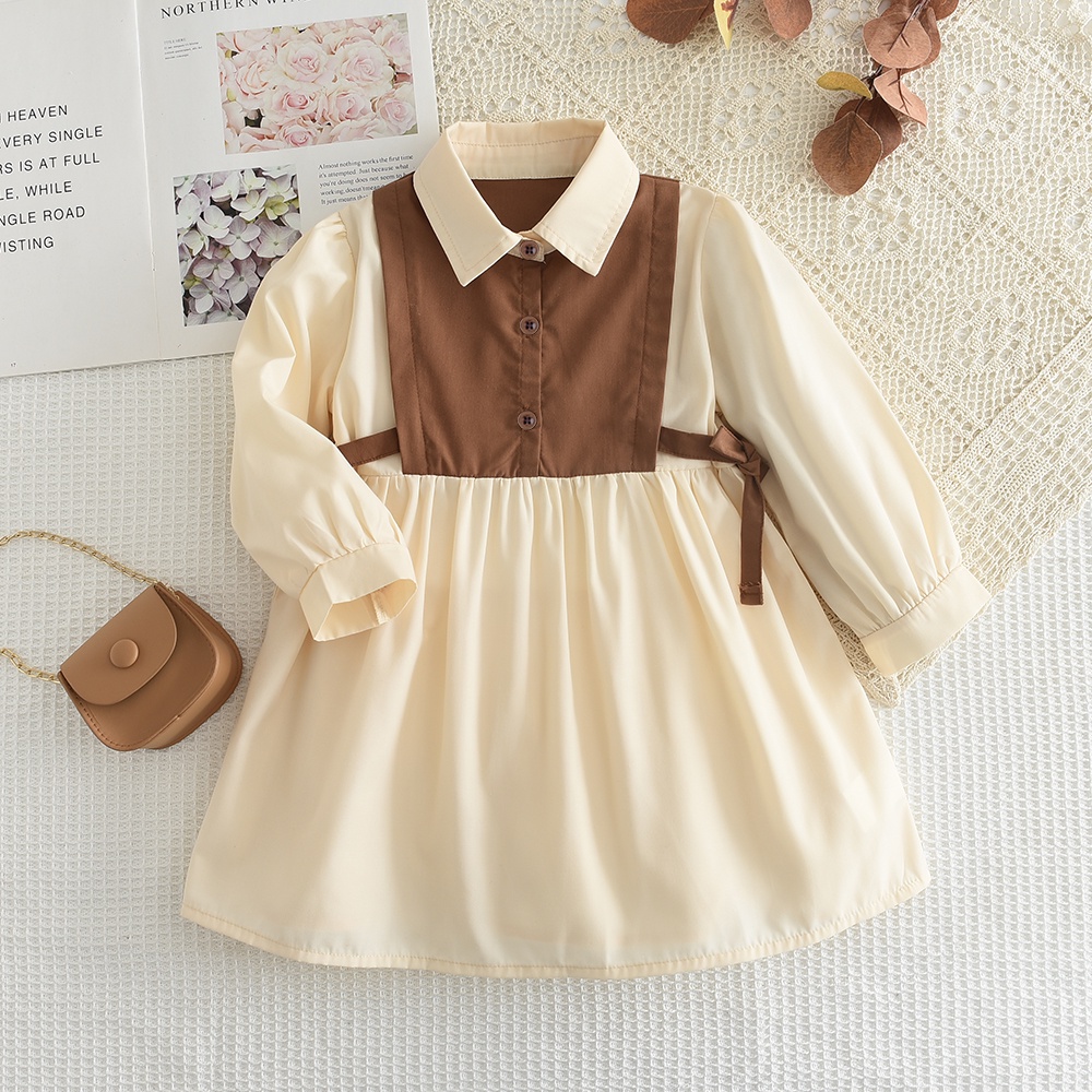 Bear Leader 3-7 Years Old Splicing Girls Dresses Spring Autumn Fashion ...