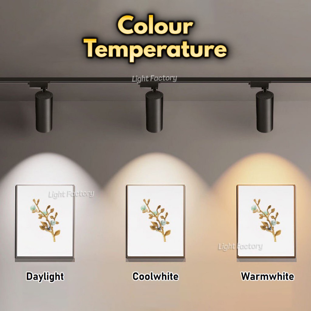 💥3 YEARS WARRANTY💥 Lampu Trek Light 7W 12W 20W 35W LED Track Light ...