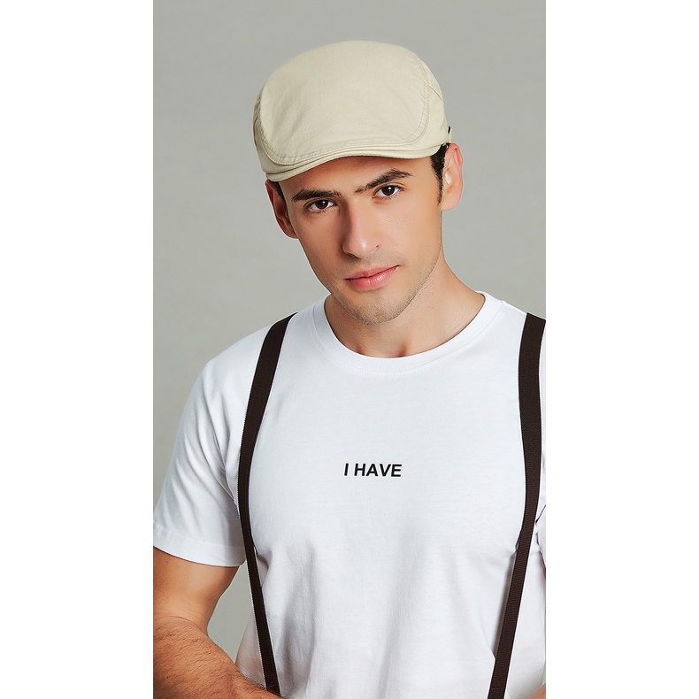 Men British Ivy Cap Fashion Big Head Men Spring and Summer Leisure ...