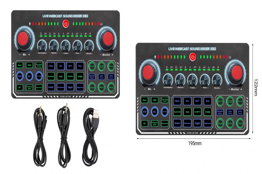 [Ready stock] X50 Sound Card Professional Tuning Stable Performance ...