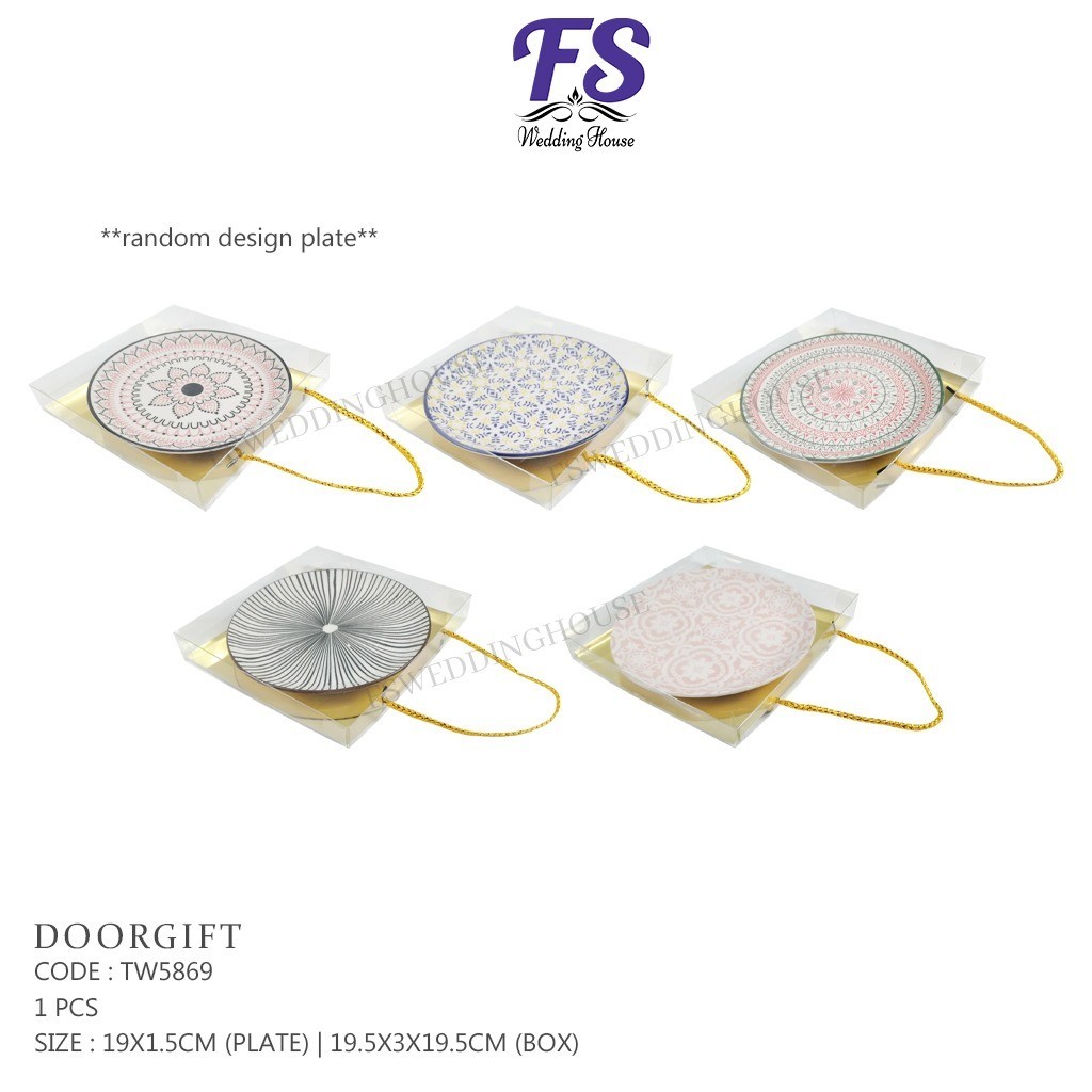 1PCS - DOORGIFT PVC/DOORGIFT PLATE/DOORGIFT PVC/ceramic plate/PLATE ...