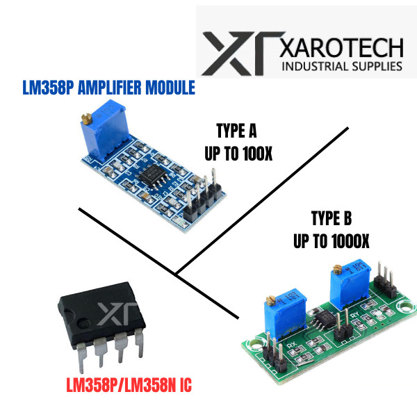 LM358P LM358N Dual Operational Amplifier Op-Amp DIP IC 8-Pin Adjustable Amplification Module ...