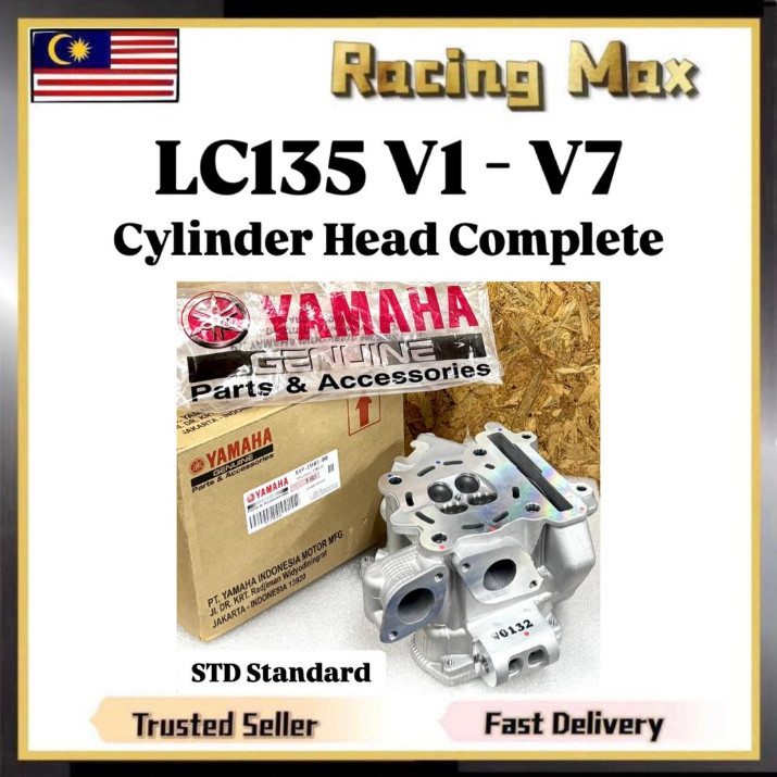 Yamaha LC135 135LC LC 135 V1 V2 V3 V4 V5 V6 V7 STD Standard Cylinder Head Assy Cam Shaft Valve ...