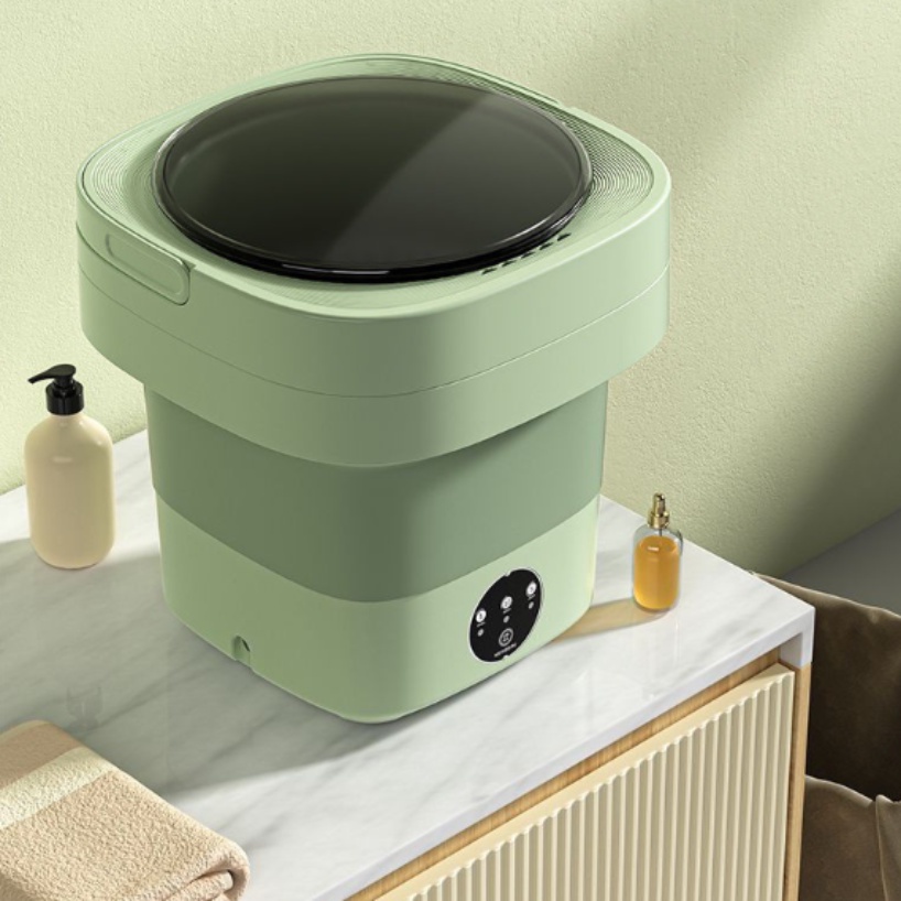 11L Portable Mini Washing Machine 2 in 1 Auto Washer Folding and Drying ...