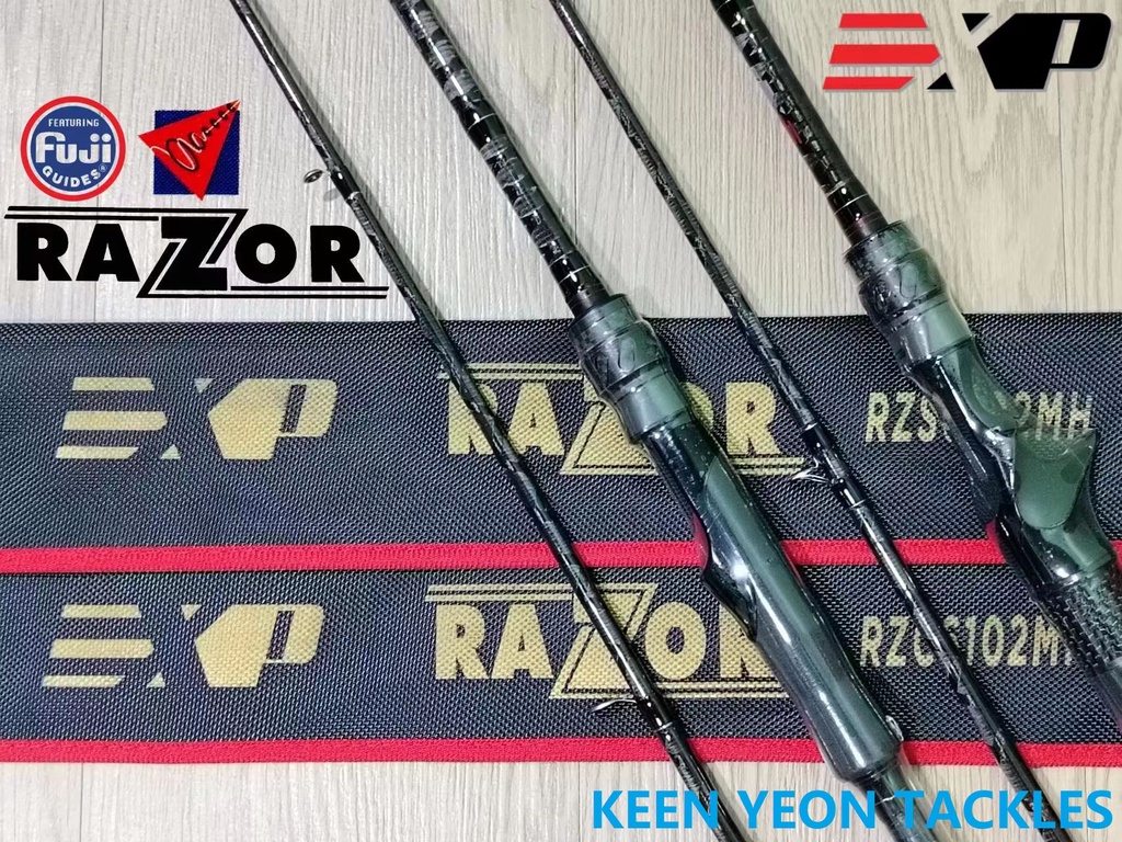 EXP RAZOR FISHING ROD (1 YEAR WARRANTY) (SPINNING/ BAITCASTING/ BC ...