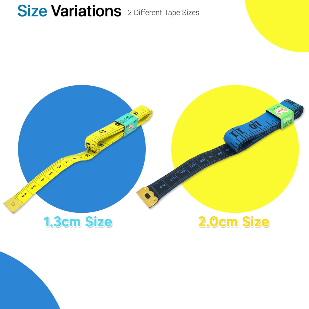 150cm Tailor Tape Body Measure Waist Ruler Sewing (Pcs) Measuring Tape ...