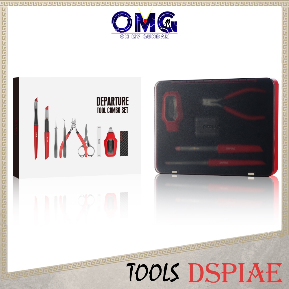Dspiae Departure Tool Combo Set TC-S01 Gundam Beginner Tool Cutter Tweezer Separator Panel Liner ...