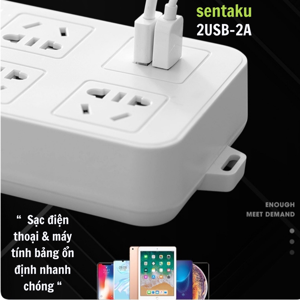 High-end Multi-Purpose Power Outlet 2500W - USB 2A Equipped with ...