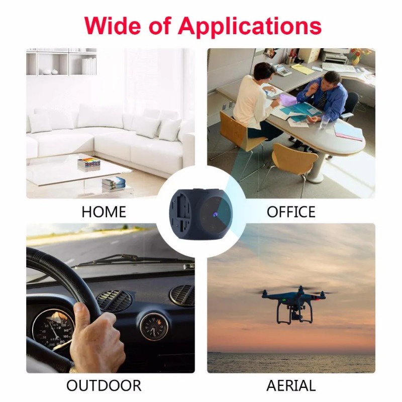 Mini Camera 1080P HD Night Vision Video Recorder Wide Angle Motion ...