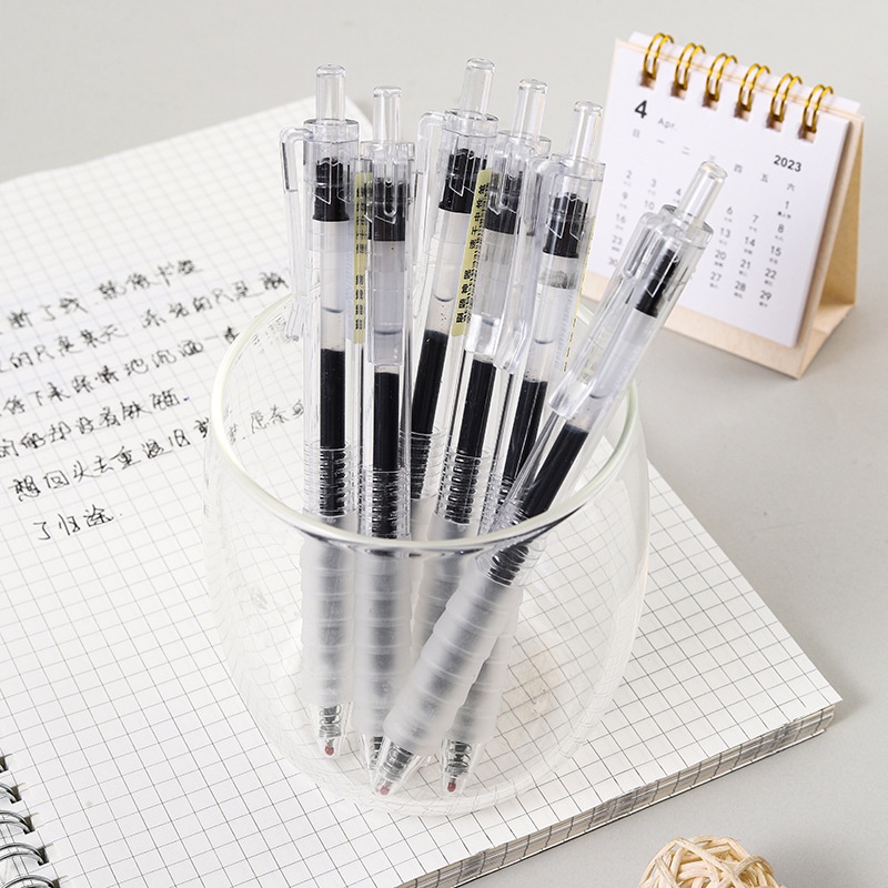 Brush Question Pen Black ST0.5mm Double Bead Spring Head Quick-Drying ...