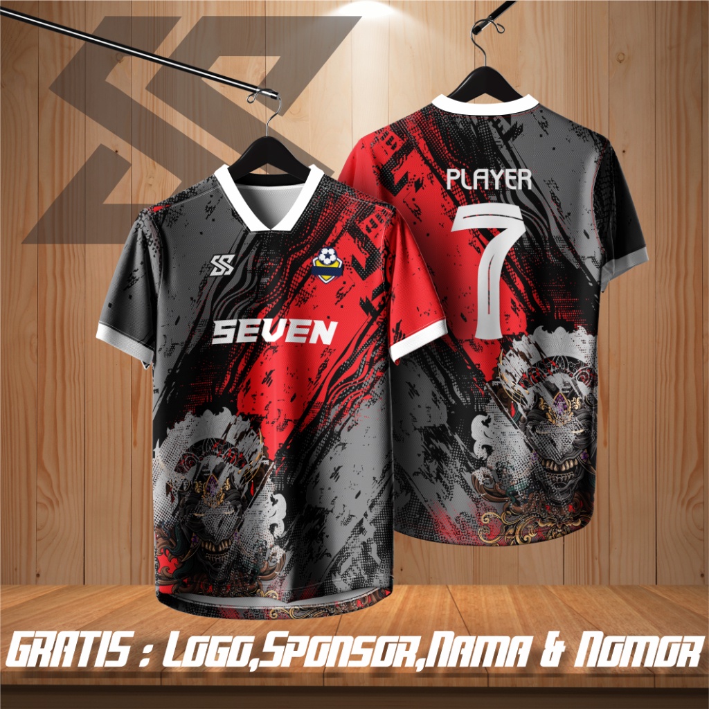 (READY STOCK) 2025 New! Design Jersey futsal GHOST OF SAMURAI printing ...