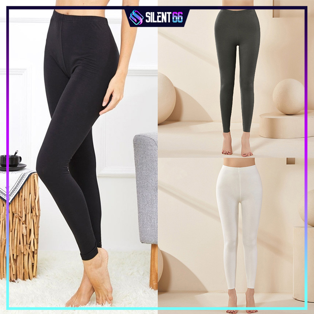 READY STOCK Women Legging Pants Stretchable Leggings High Waist ...
