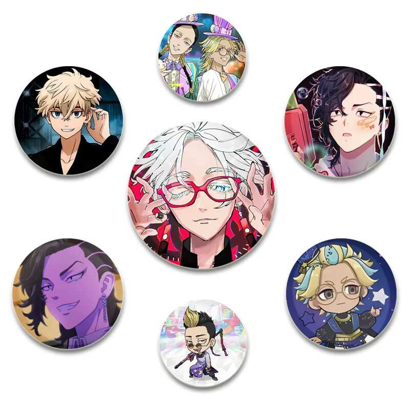 Tokyo Revengers Badges Major Sano Chifuyu Matsuno Keisuke Baji Takashi ...