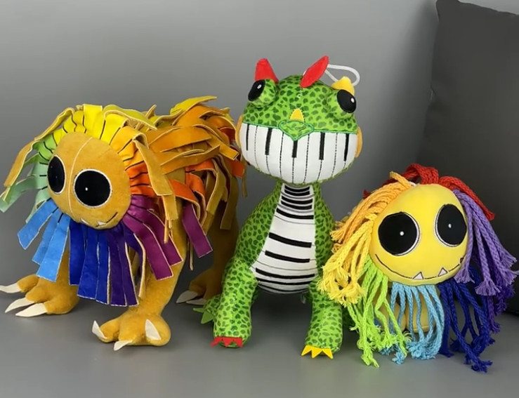 Poppy Playtime Chapter 4 Dolls Doey Pianosaurus Yarnaby Stuffed Toys ...