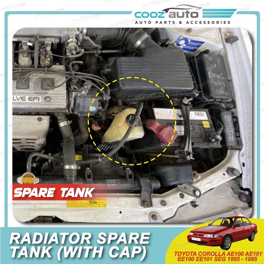 Toyota Corolla SEG AE100 AE101 EE100 EE101 1991 - 1995 Radiator Water ...
