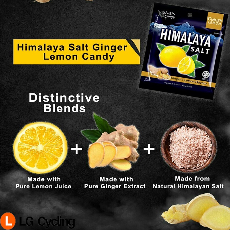 Himalaya Salt Sport Candy 1Box (15gx12 Sachet) Extra Cool Lemon ...