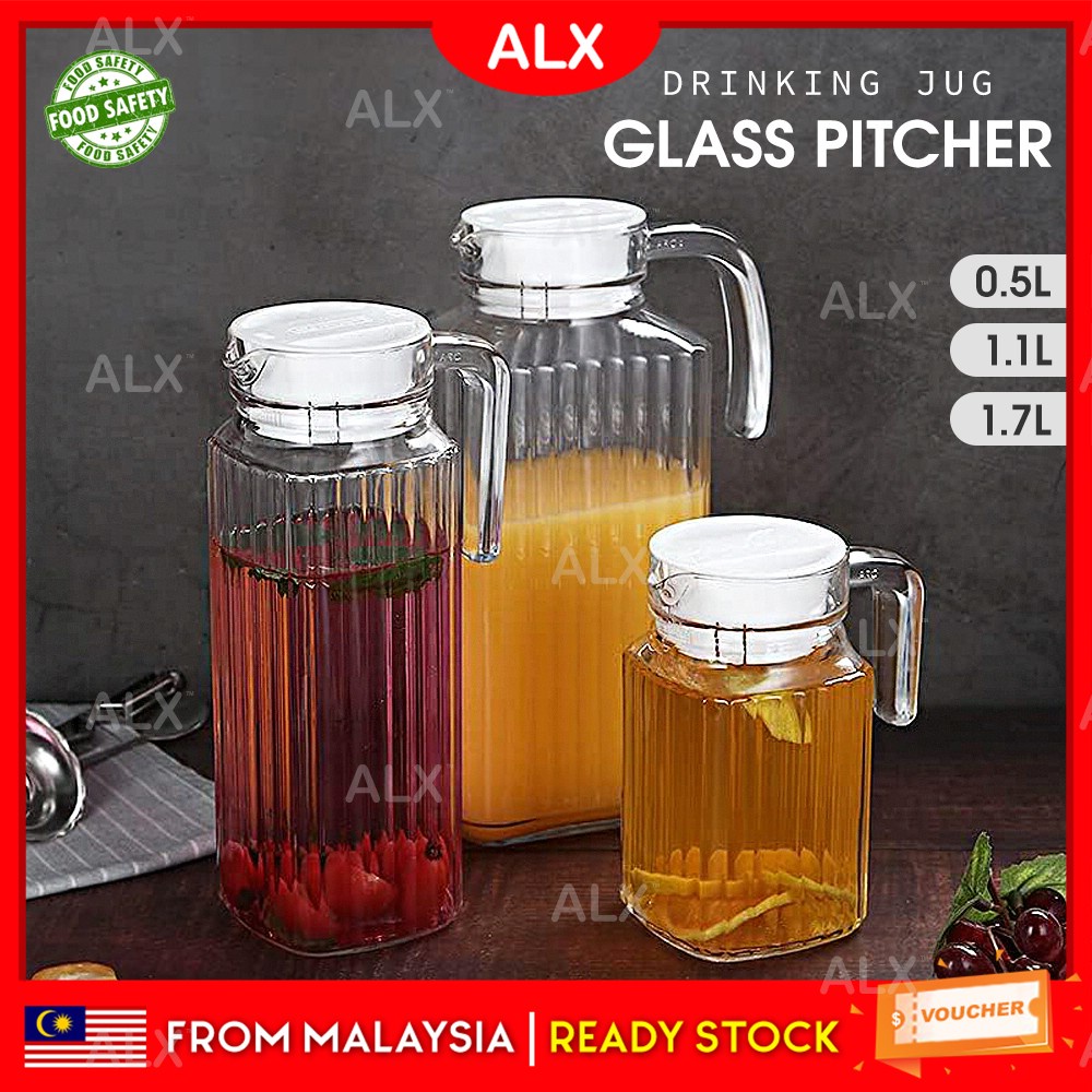 ALX 1.7L Serving Jug Water Pitcher Cold Warm Water Tea Juice Jug ...