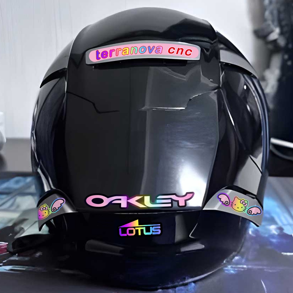 [Ready Stock] Sticker Motor Rainbow Helmet Design Motor Side Strip Bike ...