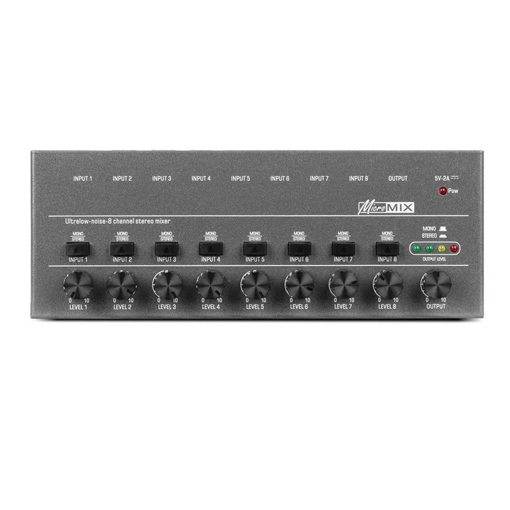 Upgraded DX400 DX600 DX800 Ultra Low Noise 4/6/8 Channel Line Mixer ...