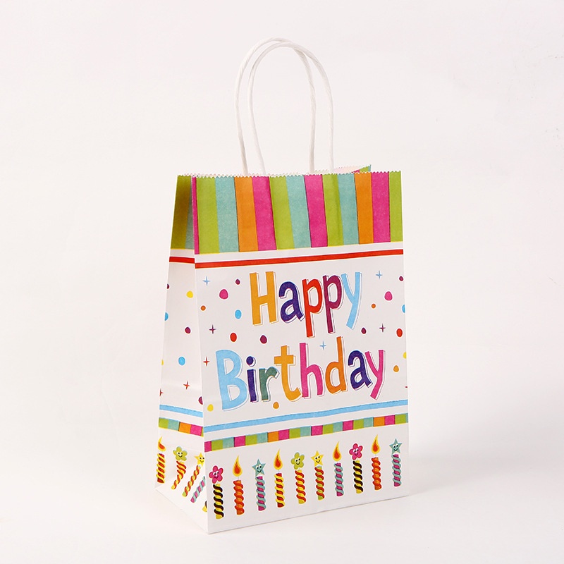 (PPB18) Birthday Paper Bag Shopping Bag Gift Bag Retail Bag Colour ...