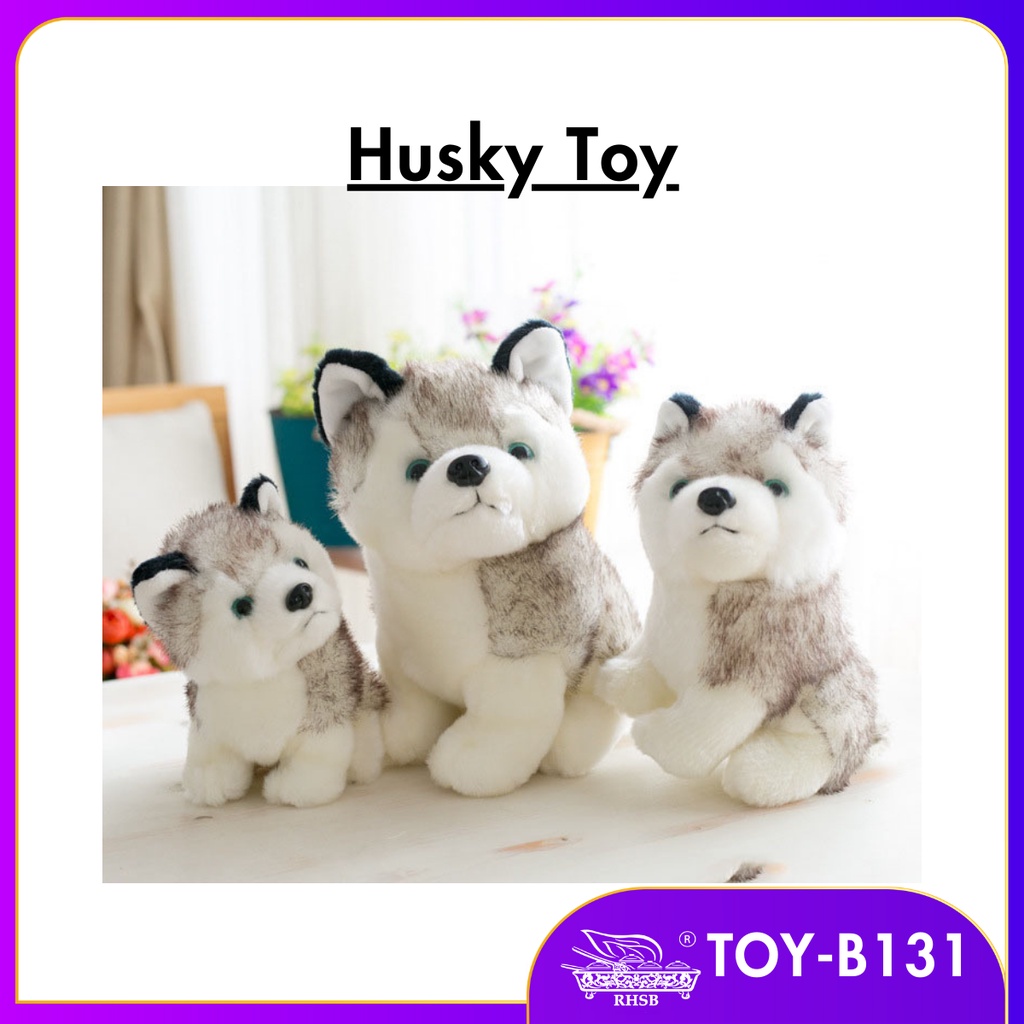20CM SUPER CUTE HUSKY PUPPY / HUSKY SOFT TOY / TEDDY BEAR / PUPPY TOY ...