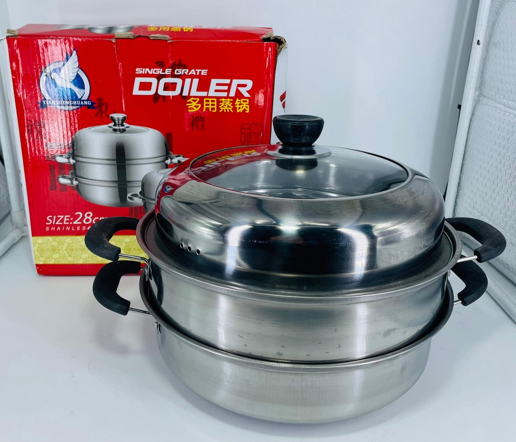 Pengukus High Quality Periuk Kukusan 2 Tingkat 28cm / 1 Layer Steamer ...