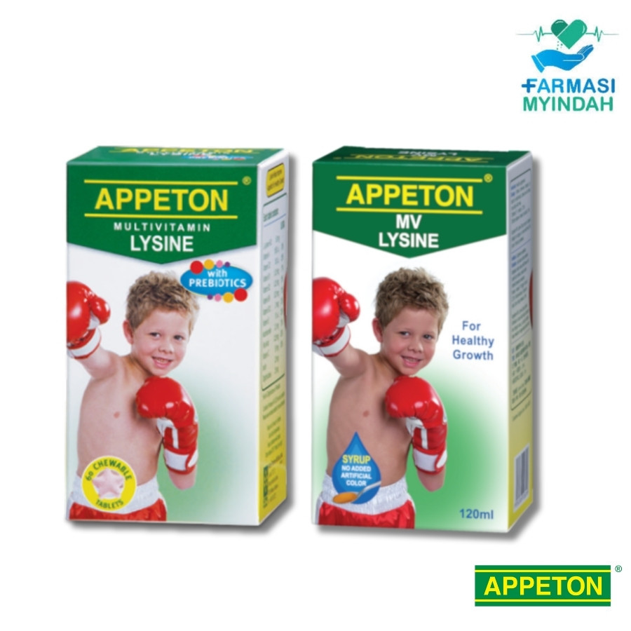 Appeton Multivitamin Lysine with Prebiotic (Syrup / Tablet) | Shopee ...