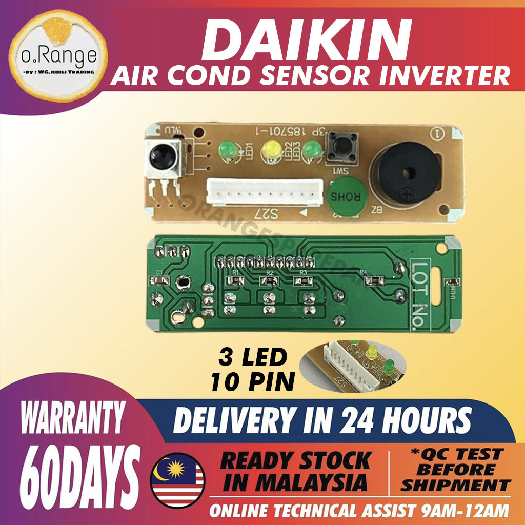 Daikin inverter ac Sensor R32 FTKC15 - 35NVM4 10 pin 3lamp New | Shopee ...
