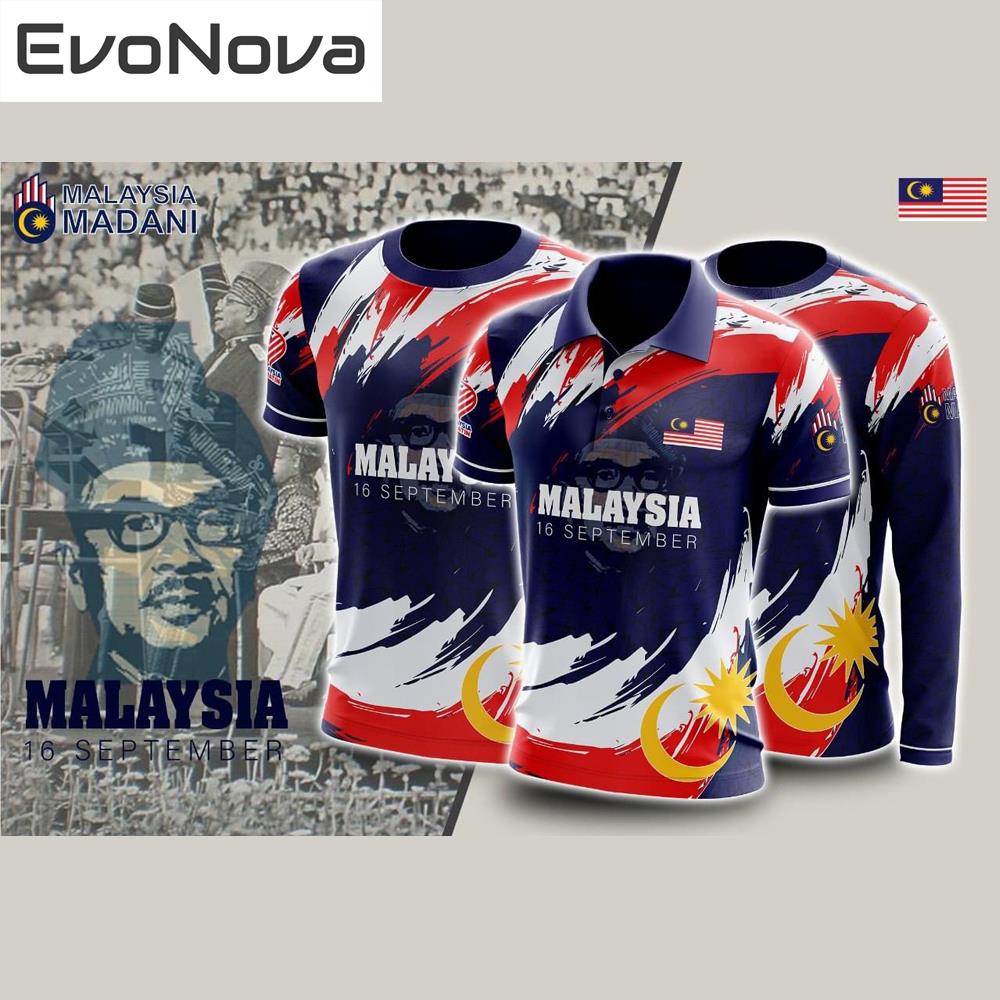 EvoNova Merdeka 66 Tahun 2023 Sublimation Tshirt | Baju Merdeka 2023 ...