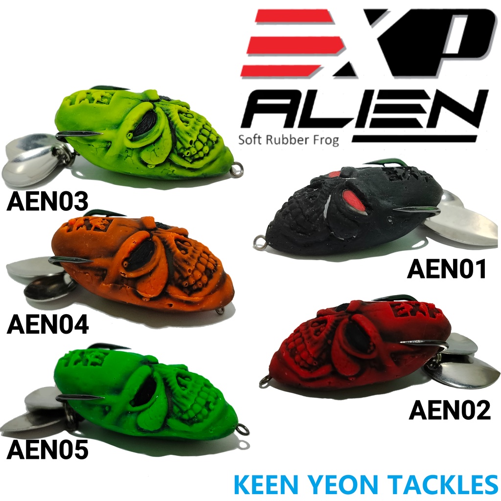EXP ALIEN FROG RUBBER SOFT FROG (L-AEN) | Shopee Malaysia
