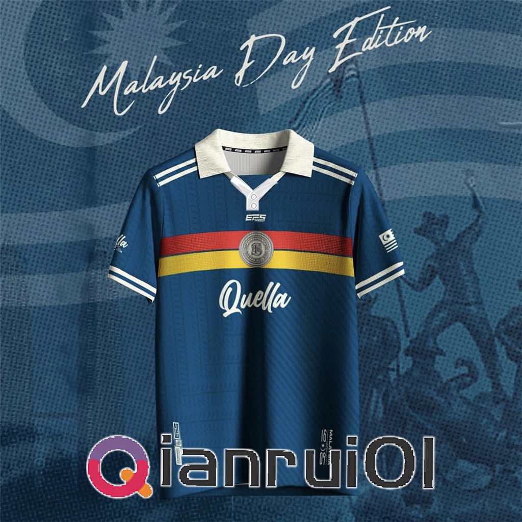 Retro Collar Jersey T Shirt Viral Tiktok Baju Malaysia Berkoalr Lelaki ...