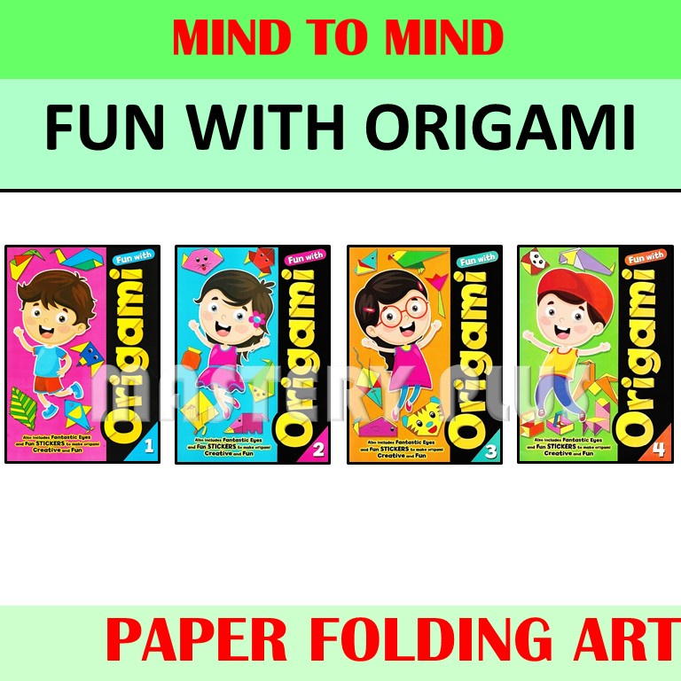 FUN WITH ORIGAMI BOOK 1-4 FOR KIDS - PAPER FOLDING - MIND TO MIND ...