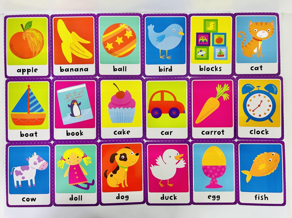 Tiny Tots My First Words Flashcards Case For Kids To Learn New Words ...
