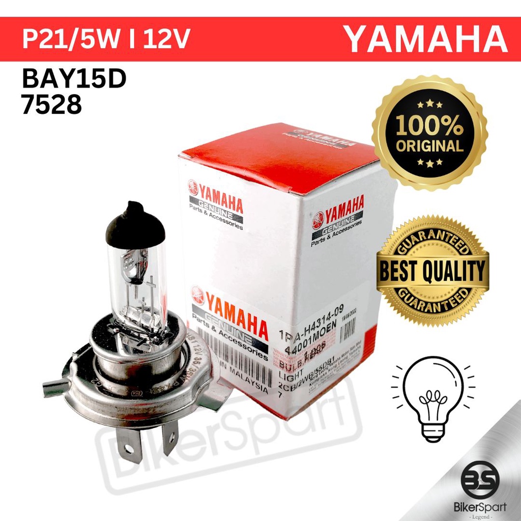 YAMAHA ORIGINAL HEADLIGHT BULB MENTOL FZ150 Y15ZR V1 35LC V4 V5 V6 V7 ...