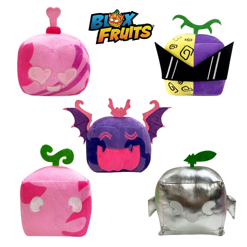 Blox Fruits Plush Toy In Vibrant Colors Cartoonish Design Soft Short ...