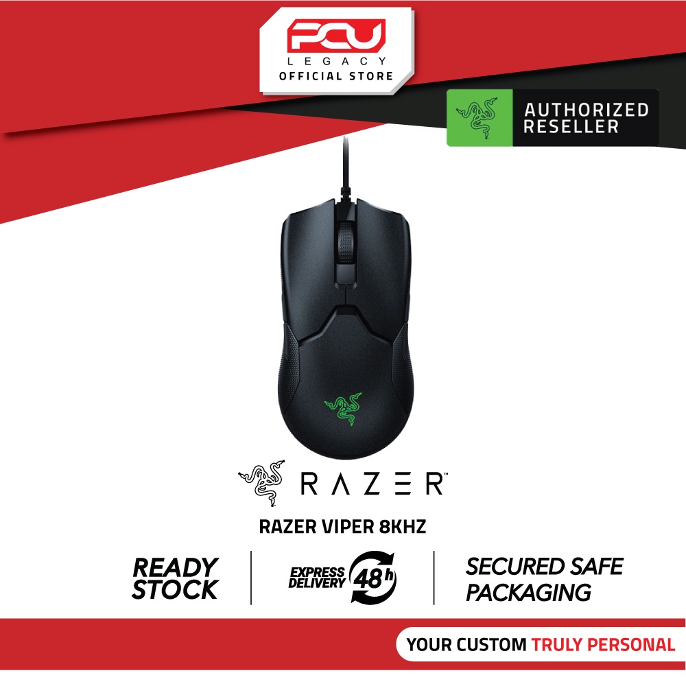 RAZER VIPER 8KHZ - 2ND-GEN OPTICAL M.SWITCH, LIGHTWEIGHT 71G, SPEEDFLEX ...
