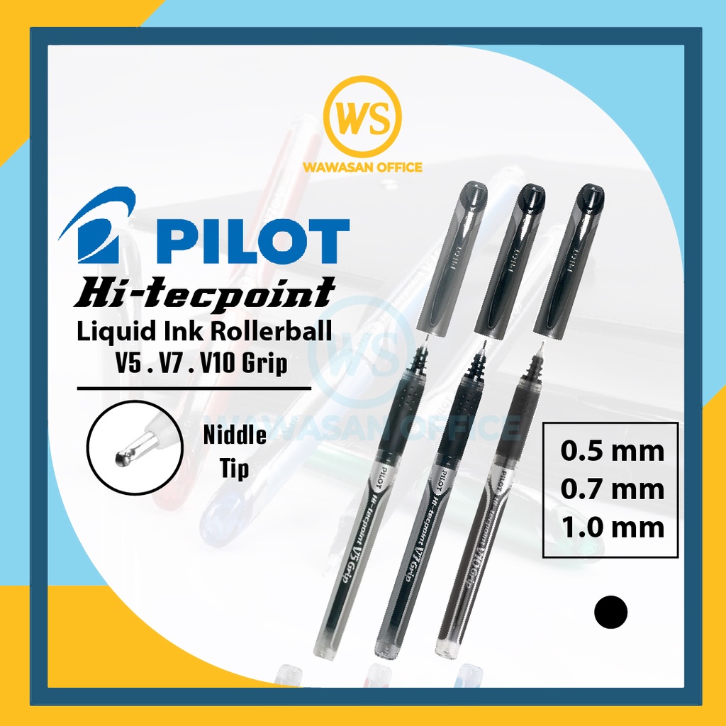 Pilot Hi-tecpoint V5 V7 V10 Grip Pen / Pilot V5 / Pilot V7 / Pilot V10 ...