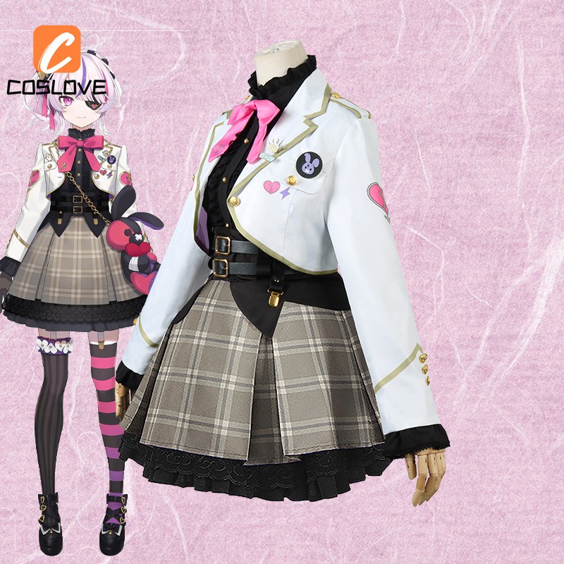 Nijisanji Vtuber Maria Marionette Cosplay Full Set Costume Suit for ...